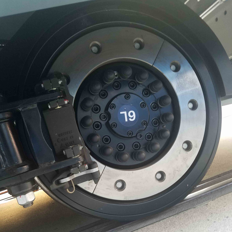 Elastic Steel Rail Wheels Noise Reduction Resilient Wheels from China ...