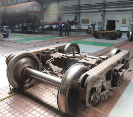 Railway 4 Wheels Wagon Bogie from China manufacturer - MTJ